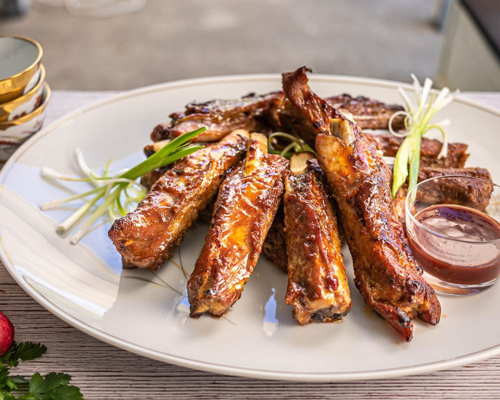 Braised Spareribs with Plum Sauce