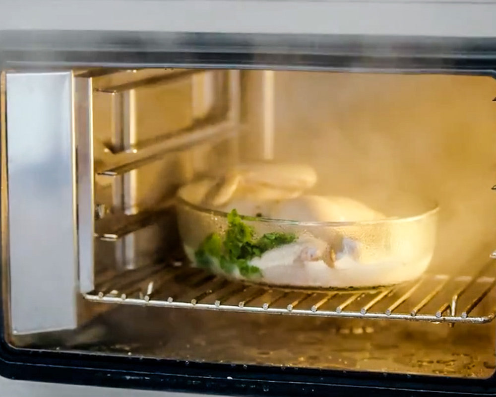 Steamed Bone-In Chicken for Salads