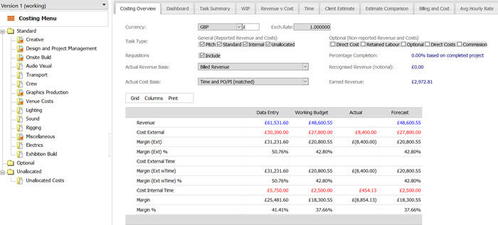 Exhibition Budget Management Software
