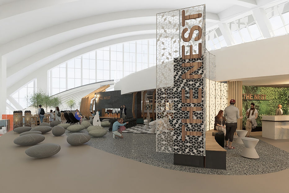 Airport Lounge Concept | akacreatives