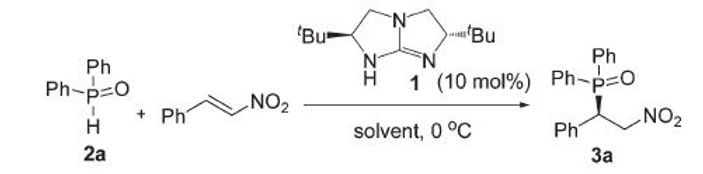 Bicyclic guanidine-catalyzed enantioselective phospha-Michael reaction:
