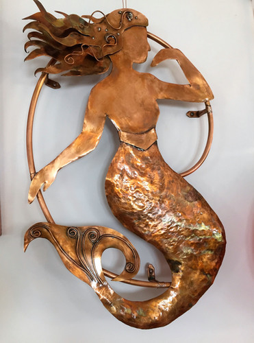 Handmade Copper Mermaid | Octopus Workshop