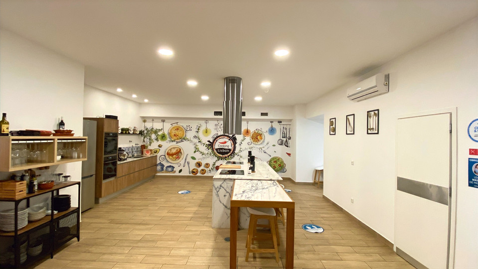 Kitchen, the office of our Cooking Classes - Cooking Lisbon