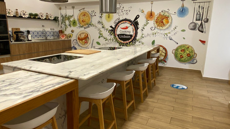 Kitchen, the office of our Cooking Classes - Cooking Lisbon