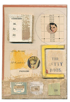 Melinda Tidwell Collage Art Using Books