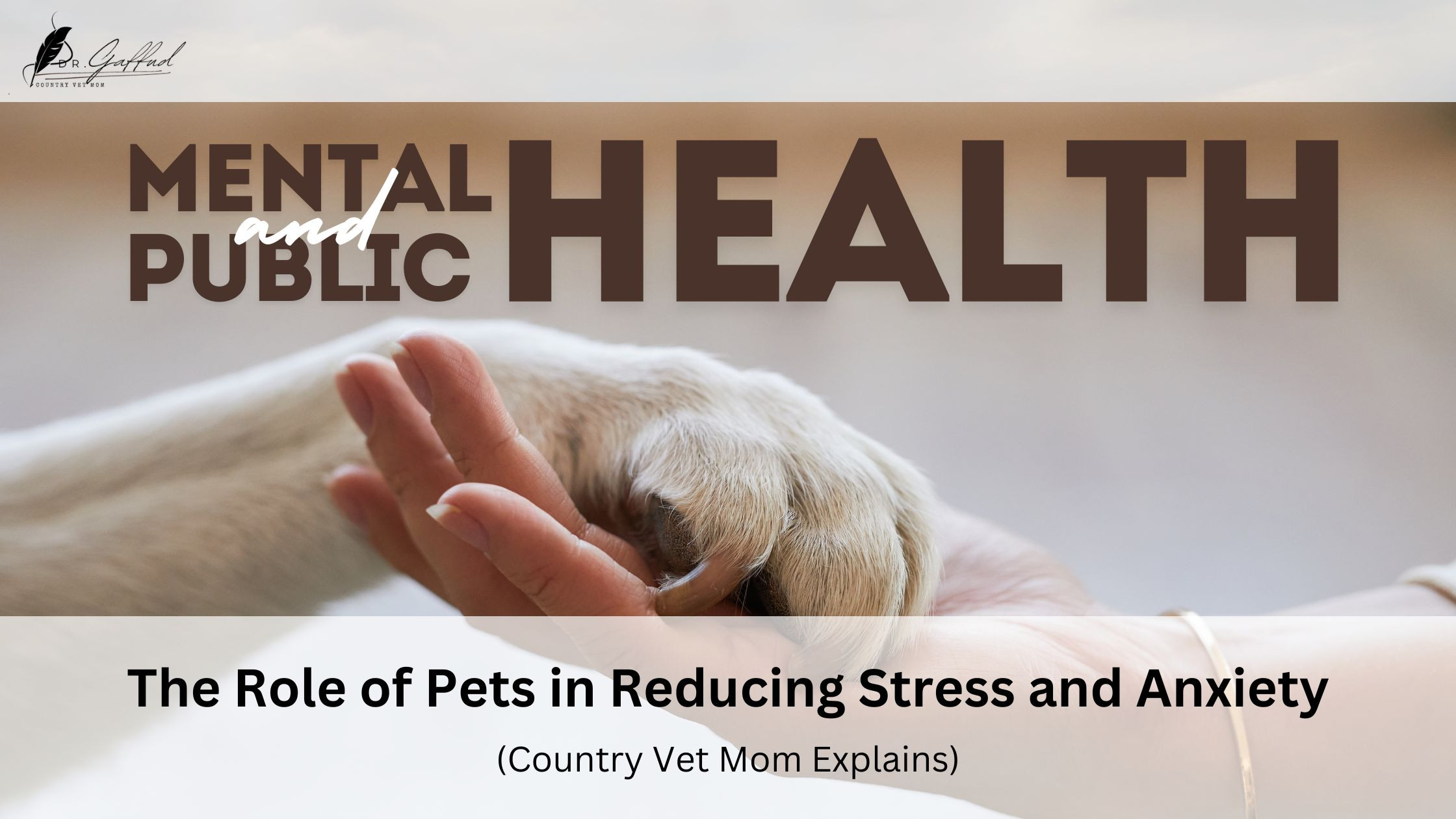 Mental Health and Public Health: The Role of Pets in Reducing Stress ...