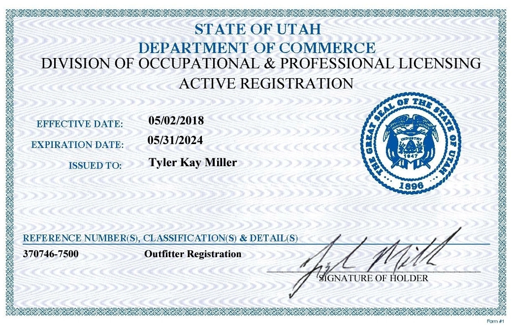 Wild Eyez Outfitters | Utah Outfitter License