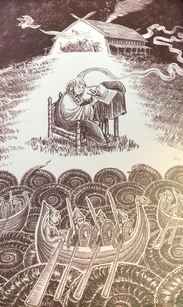 Whitby’s "Snakestones" and the legend of St.Hilda