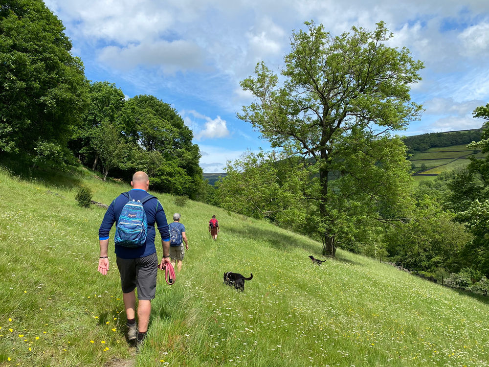 The Cragg Vale Coiners Walk from Christopher Goddard’s illustrated map