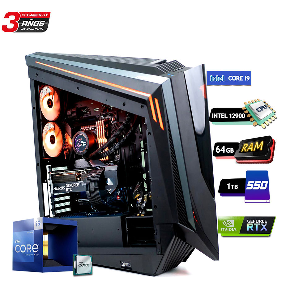 PC COMPUTADORA GAMER EXTREMA I9 RTX 4070TI 64GB RAM 1 TB SSD | PCGAMER-UY