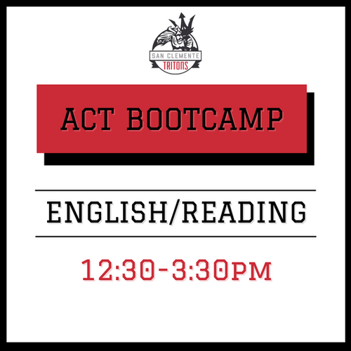 6/6/26 ACT English/Reading Bootcamp | SCHS PTSA