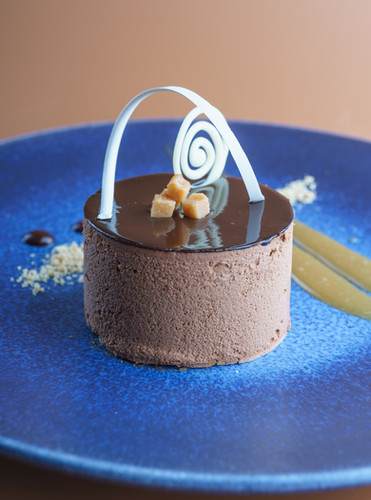 Dark chocolate & salted caramel delice | Pivotal Foods