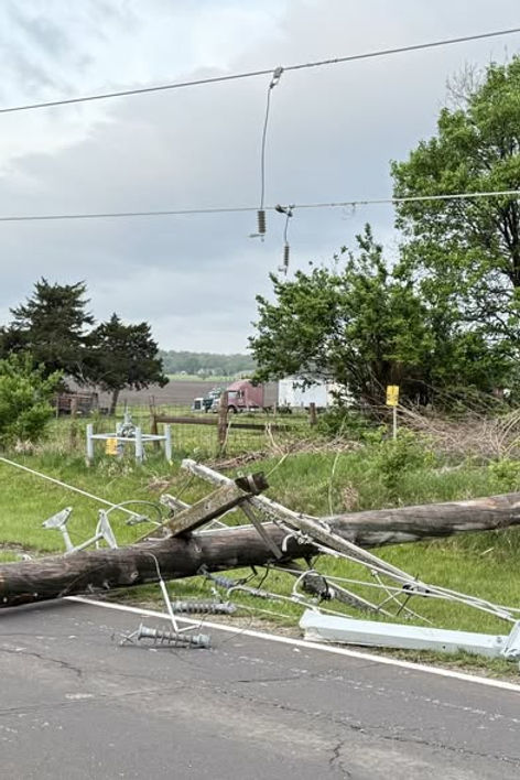 Tornado damage reported Tulsa Muskogee storms