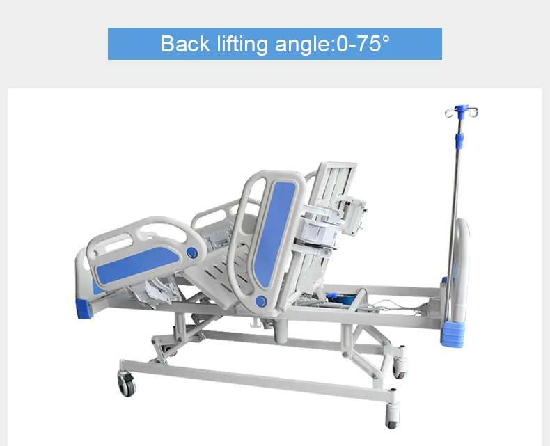 5-function Electric Icu Hospital Bed | Hospital Medical Bed/wheelchair/stretcher