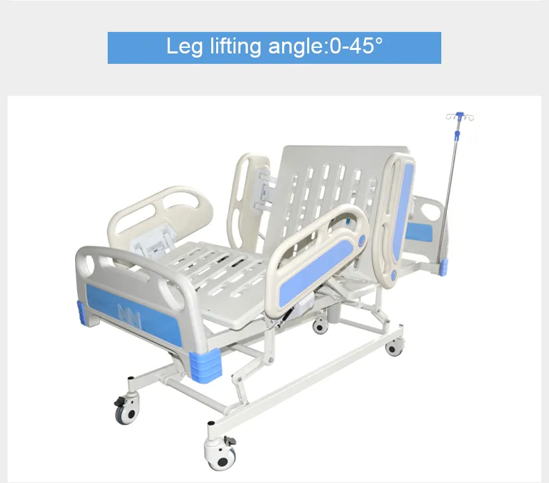 5-function Electric Icu Hospital Bed | Hospital Medical Bed/wheelchair ...