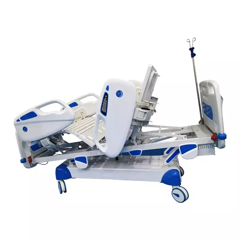 5-function Electric Icu Hospital Bed | Hospital Medical Bed/wheelchair ...
