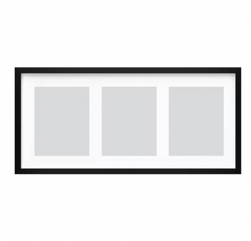 RODALM Frame for 3 pictures, 21 3/4 x 11” (55x28 cm), Black | Betterday ...