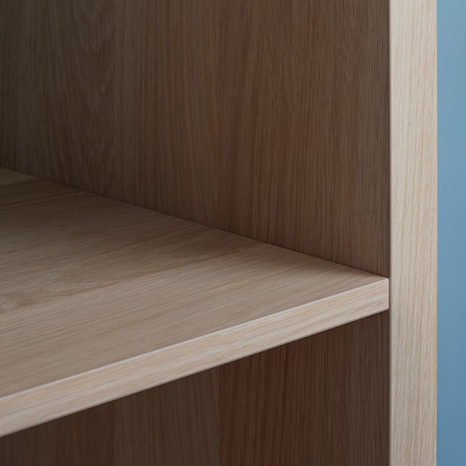 KALLAX Shelf Unit, white stained oak effect, 30 3/8x57 7/8" (2x4 ...