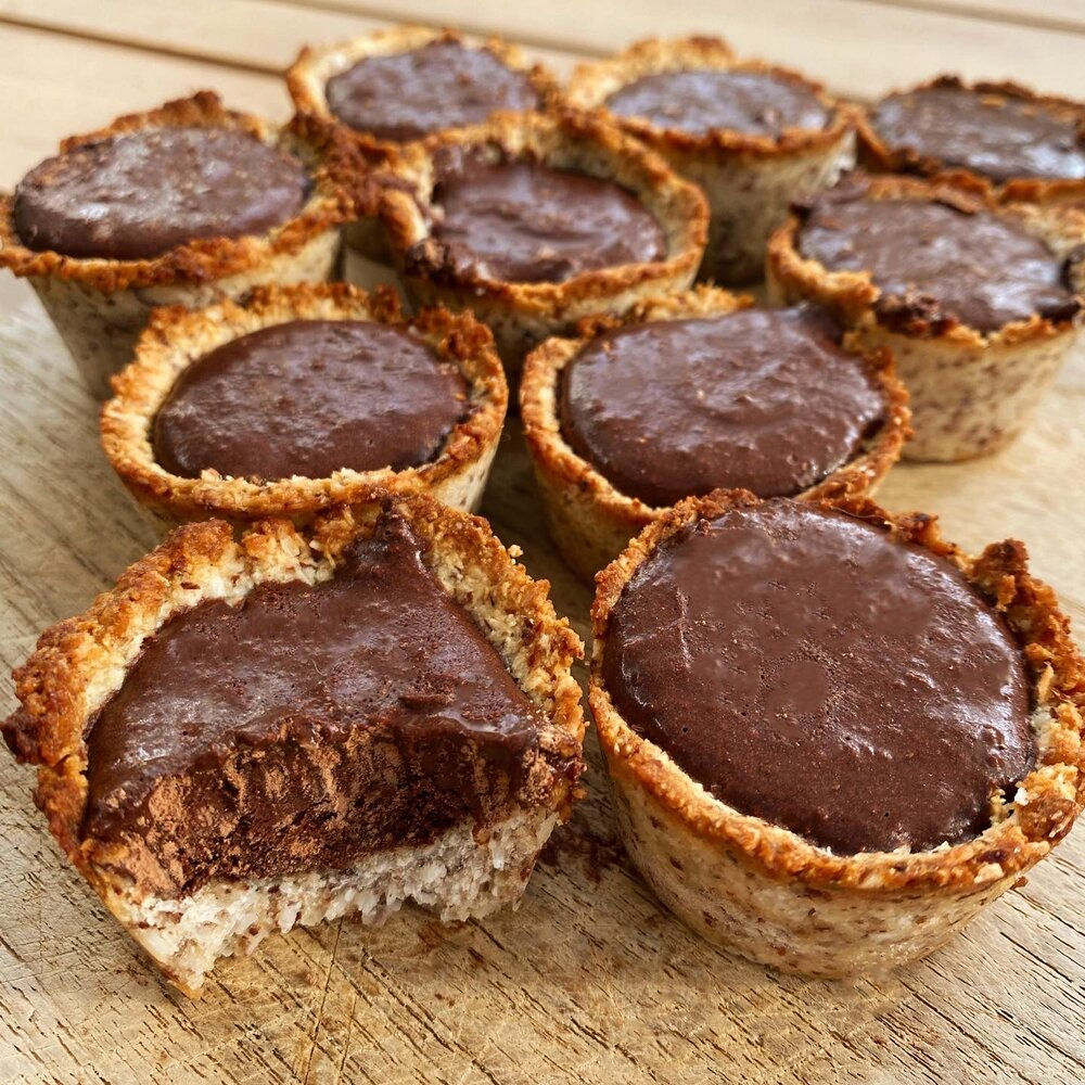 Mini Choc Coconut Tarts