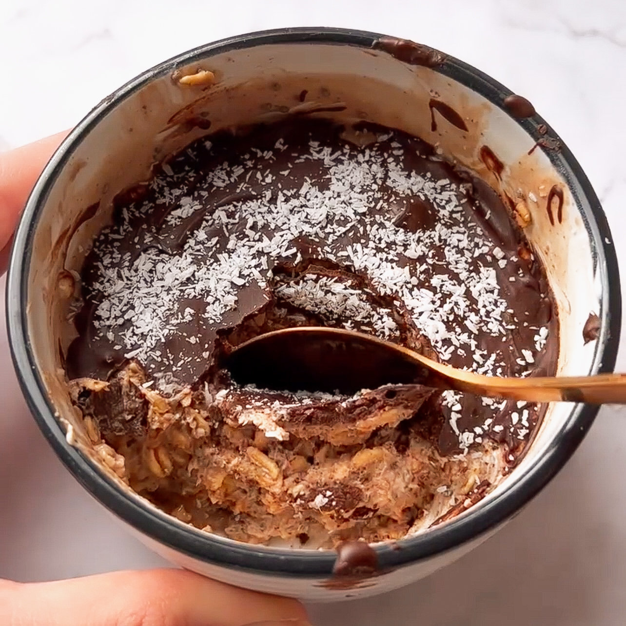 Choc Bounty Overnight Oats