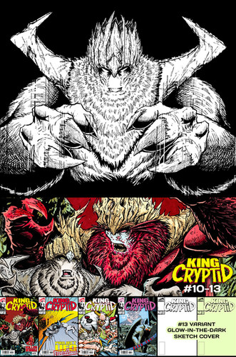 (FUNDING) King Cryptid #10-13 + Glow-in-the-Dark #13 Blank Variant ...