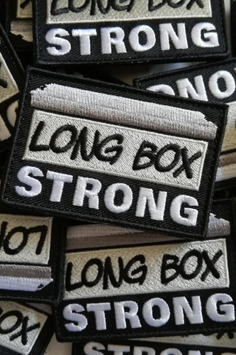Long Box Strong 3x2 Velcro Patch | Alterna Comics