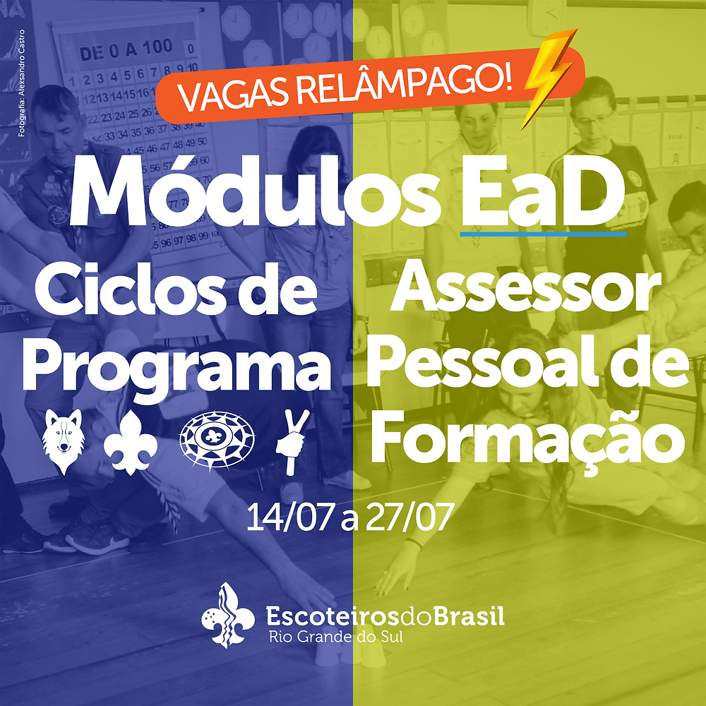 Módulos EaD de Ciclo de Programa e de Assessor Pessoal de Formação ... Módulos EaD de Ciclo de Programa e de Assessor Pessoal de Formação ...