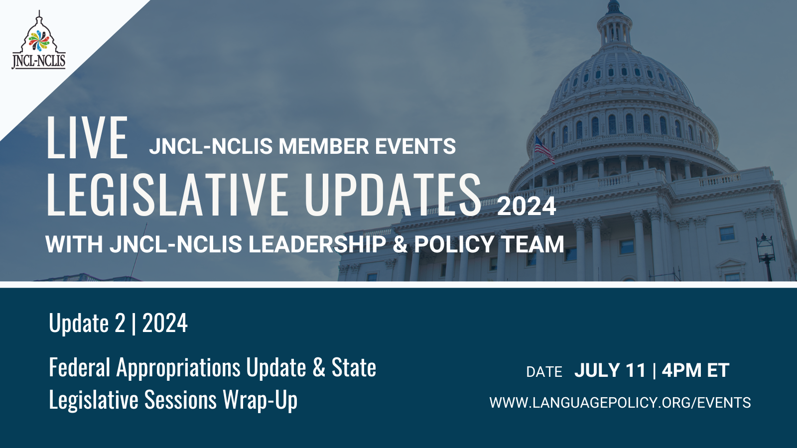 Update 2 | Live Legislative Update 2024 | JNCL