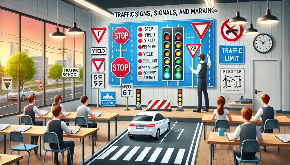 4 - Traffic Signs, Signals, and Markings | Good Mood Driving