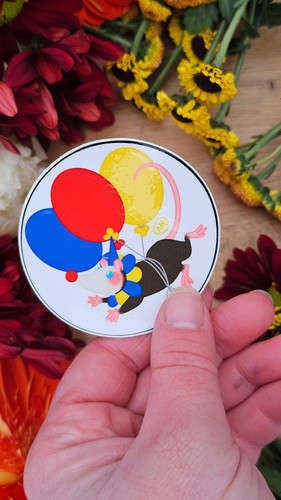 Circus Rat Sticker | Now What?! Pottery