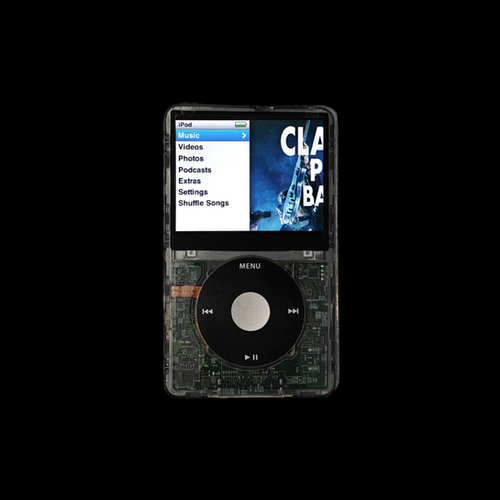 Ipod classic 6th gen 128gb transparent | Zeezy Store