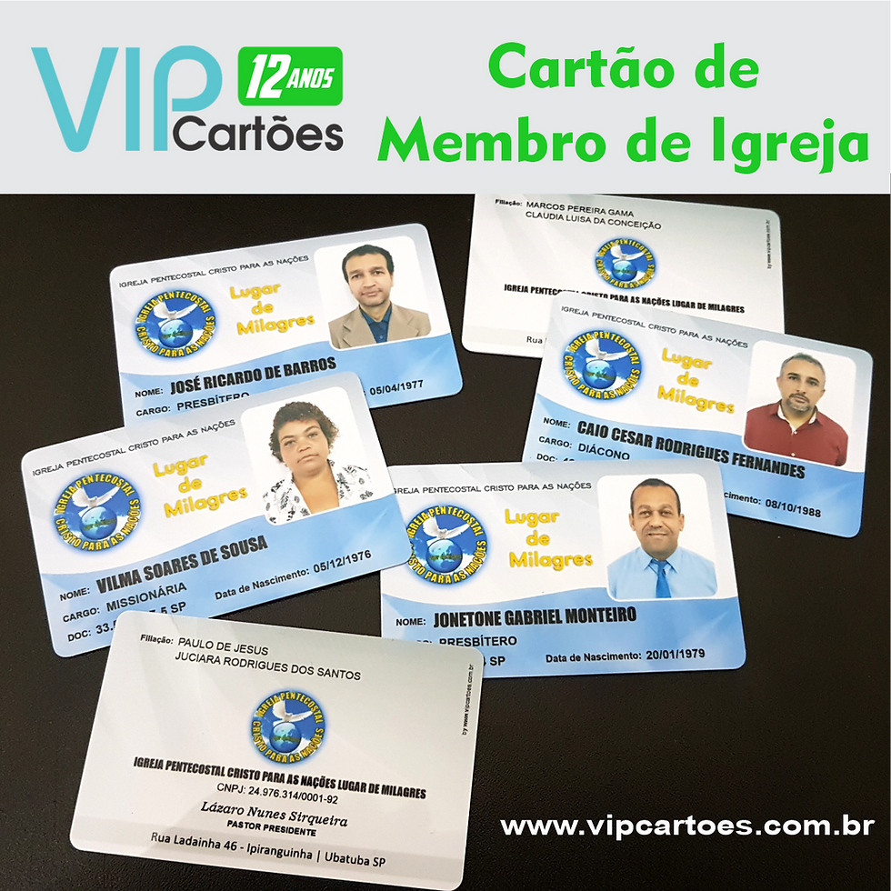 COMO FAZER? Cartão e credencial de Membro de Igreja é aqui
