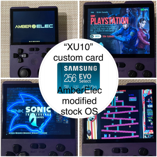 256 GB "XU10" card - AmberElec modded stock OS | RetroGaming8bit