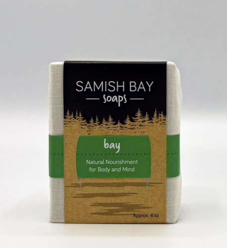4-Ounce Fabric Wrapped Bay Soap | samishbaysoaps