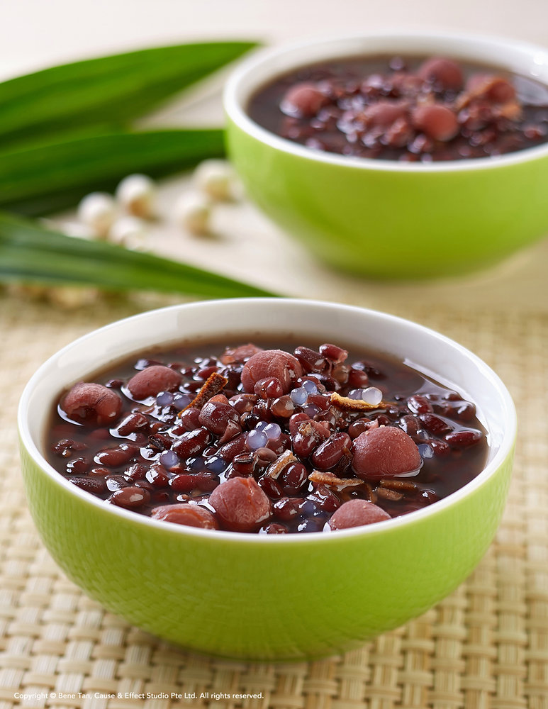 Red Bean with Lotus Nuts Dessert