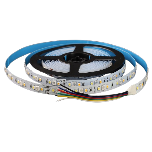 Strip 1: RGB + CCT LED Strip 30 led p/m in bare board, 5 meter roll ...