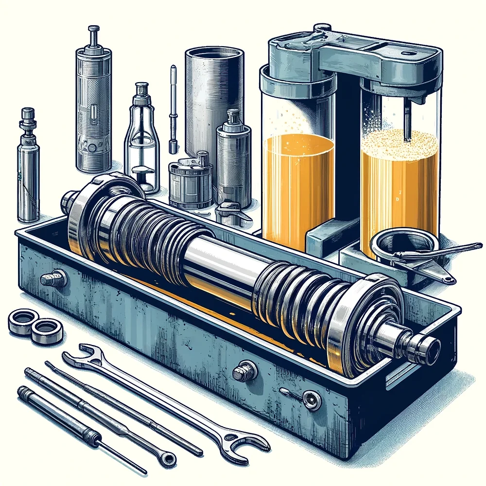 How to Remove, Inspect, and Repair the Bucket Cylinder of an Excavator ...