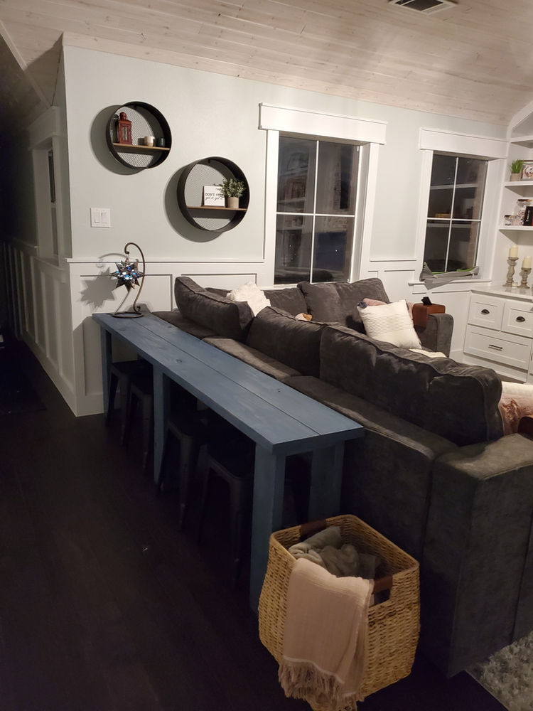 DIY: Behind the Couch Table