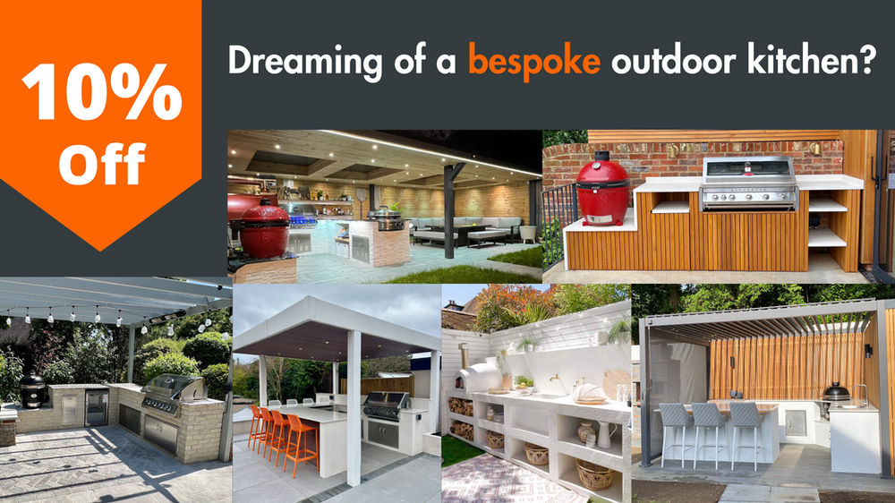 10% OFF ALL BESPOKE OUTDOOR KITCHENS 🎁 | AOS Kitchens