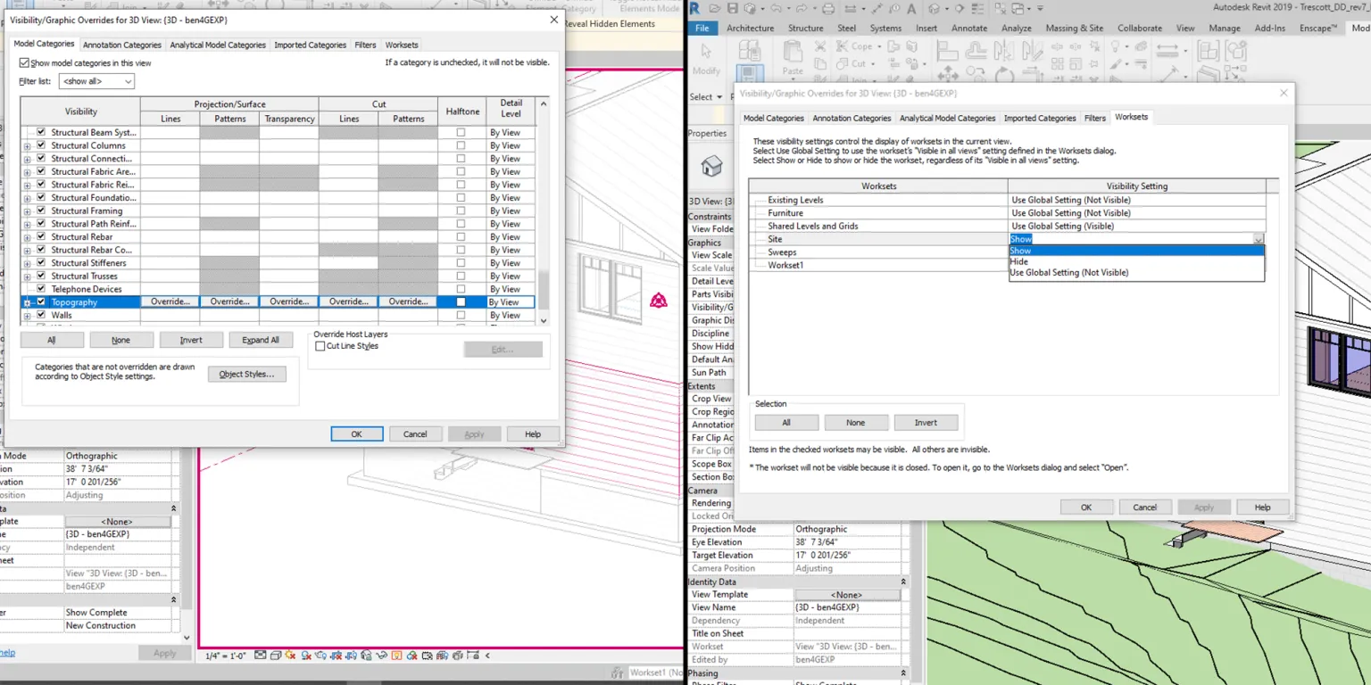 HOW TO REVEAL HIDDEN ELEMENTS IN REVIT