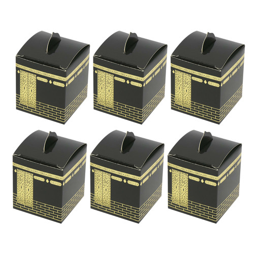 Black Haji Pilgrimage Box Muslim Ramadan Kaaba Candy Box | CelebrateCorp