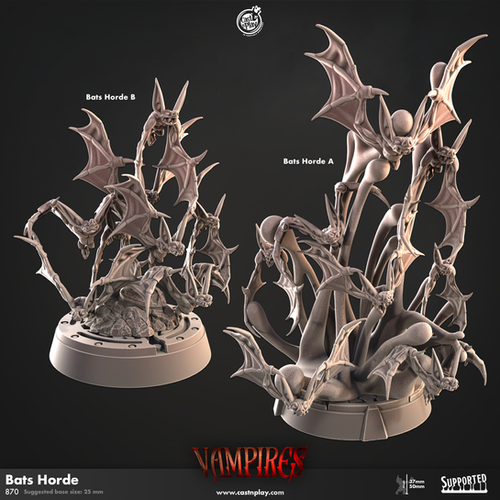 vampire bat swarm | Alchemy 3D Prints