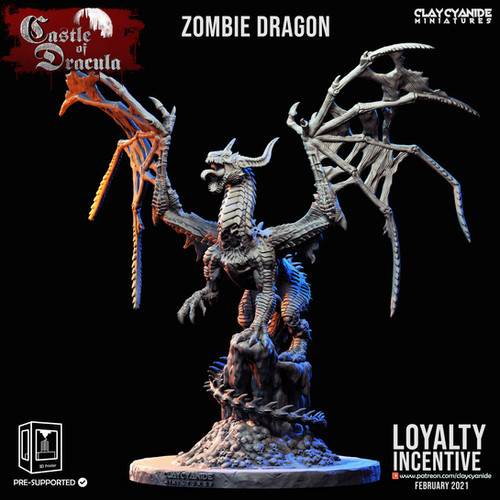 Zombie dragon | Alchemy 3D Prints