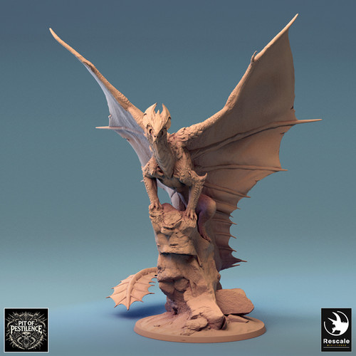 Legendary Brass dragon | Alchemy 3D Prints