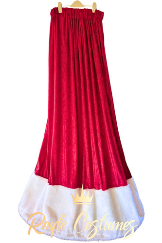 Mrs Claus Velvet Red Stilt Skirt for Stilt Costume for Stilt Walkers at ...