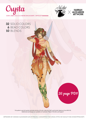 Crysta in Art Nouveau from Hannah Alexander 48/50 | Make it Pink