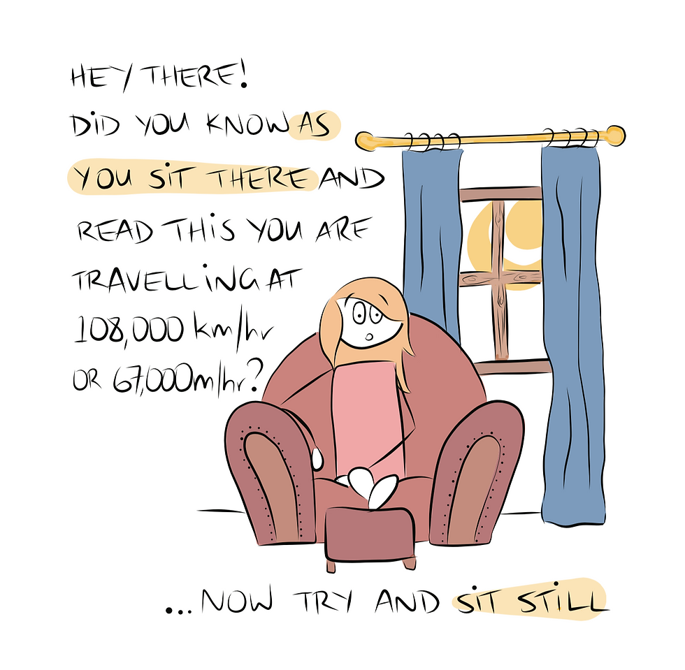 Sit Still Greeting Card | the-sol