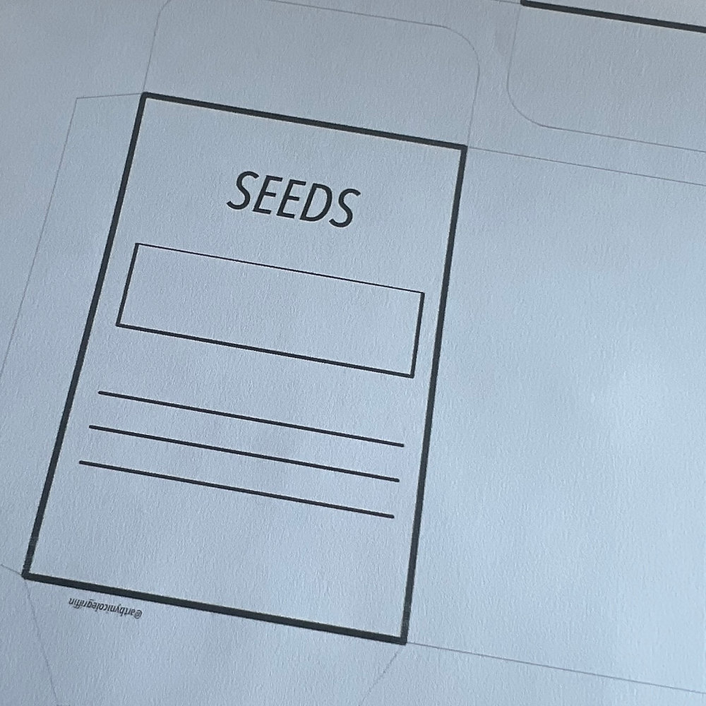 Free Seed Envelope Printable