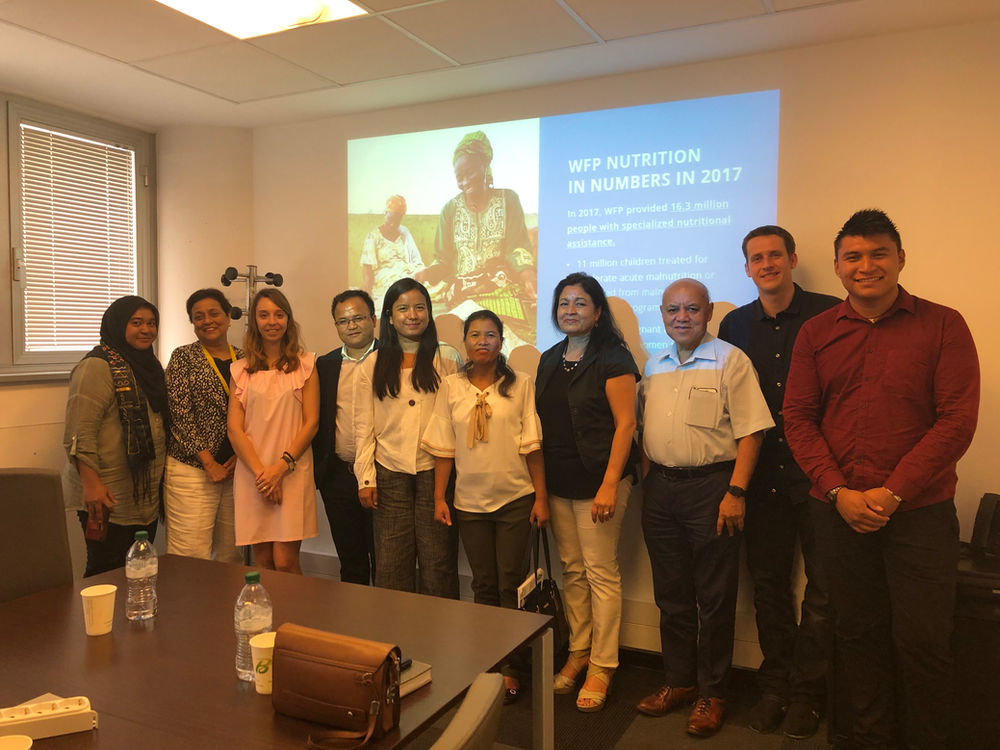 A day at the WFP Headquarters: Fellows gain insights about nutrition in ...