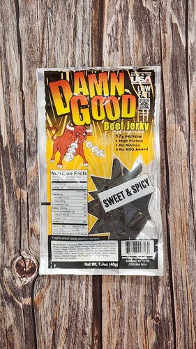 Sweet & Spicy Beef Jerky | Damn Good Foods